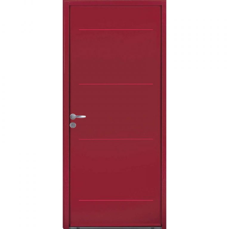 Porte d'entrée en acier : pose et installation | Maison du menuisier