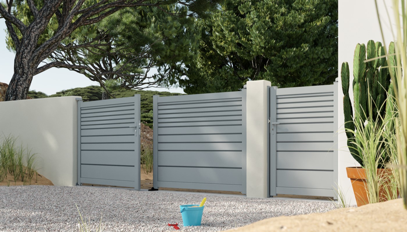 Portail entrée maison - Installation portail | Maison du Menuisier